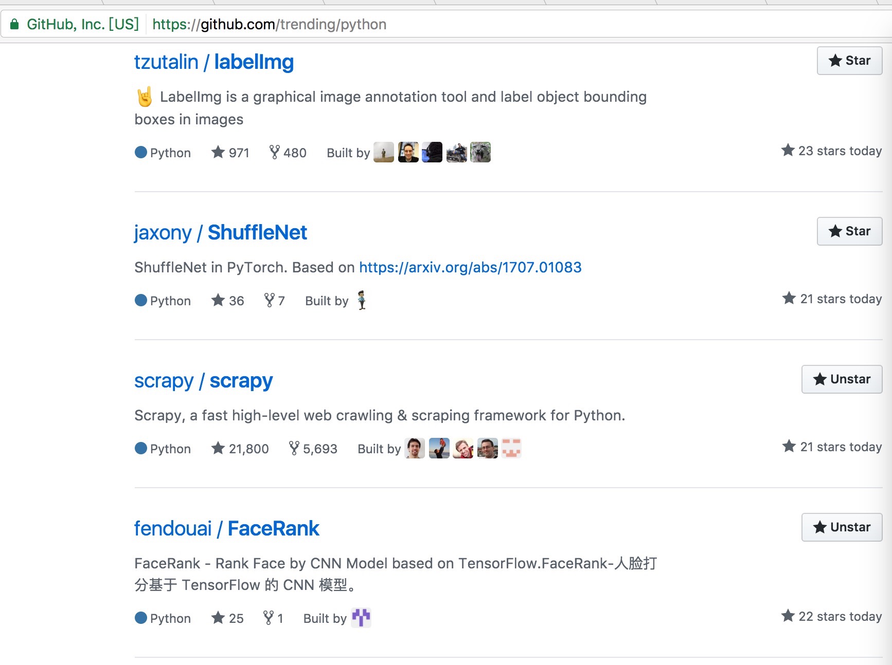 Facerank 人脸打分基于 Tensorflow 的 Cnn 模型 Github Python Trending Tensorflownews